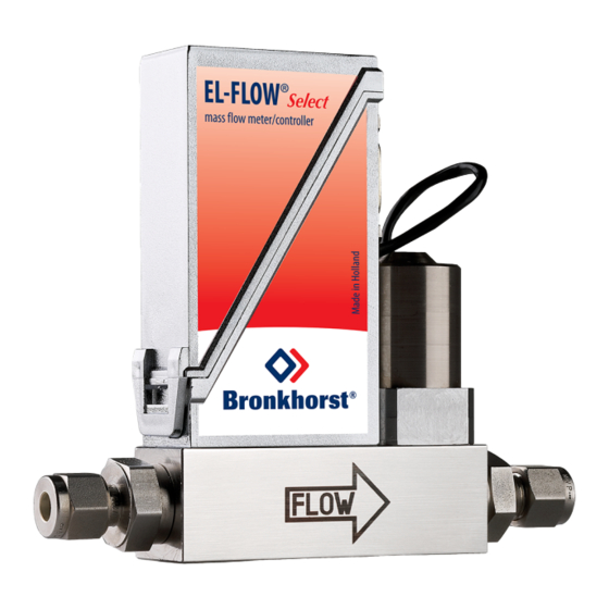 BRONKHORST EL-FLOW SELECT SERIES INSTRUCTION MANUAL Pdf Download ...