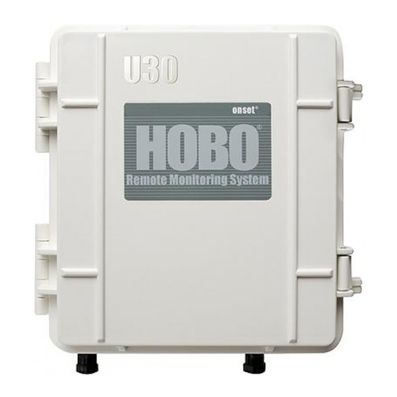 HOBO U30 QUICK START MANUAL Pdf Download | ManualsLib