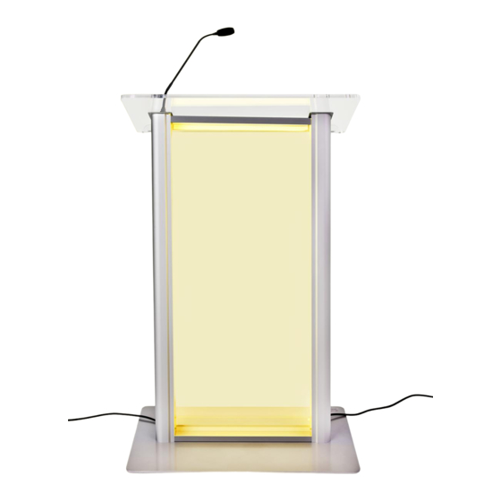 DISPLAYS2GO LED LECTERN SERIES INSTRUCTIONS Pdf Download | ManualsLib