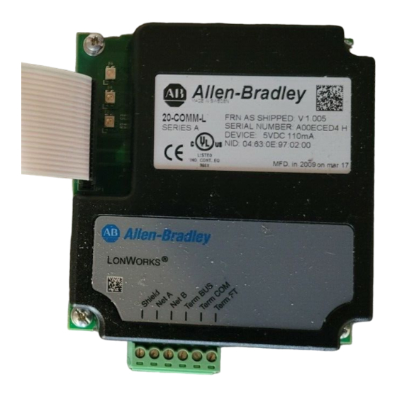ROCKWELL AUTOMATION ALLEN-BRADLEY POWERFLEX 20-COMM-L USER MANUAL Pdf ...