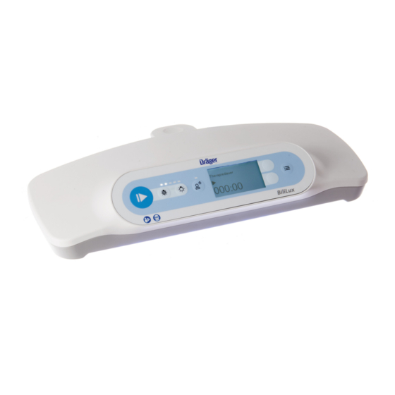DRÄGER BILILUX INSTRUCTIONS FOR USE MANUAL Pdf Download | ManualsLib