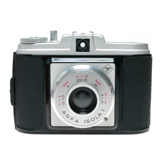 AGFA ISOLA 6X6 MANUAL Pdf Download | ManualsLib