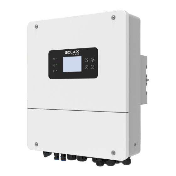 SOLAX POWER X1-HYBRID-LV USER MANUAL Pdf Download | ManualsLib SOLAX POWER X1-HYBRID-LV USER MANUAL Pdf Download | ManualsLib