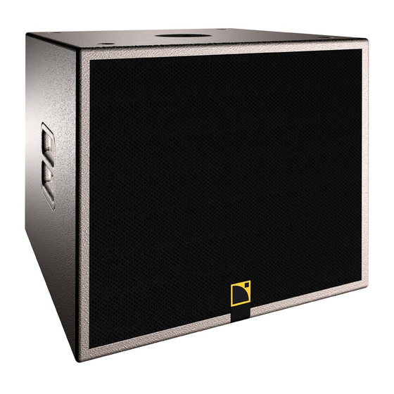 L-ACOUSTICS SB15P PRODUCT INFORMATION Pdf Download | ManualsLib
