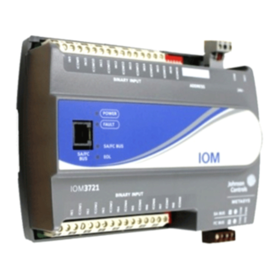 JOHNSON CONTROLS IOM3721 INSTALLATION MANUAL Pdf Download | ManualsLib
