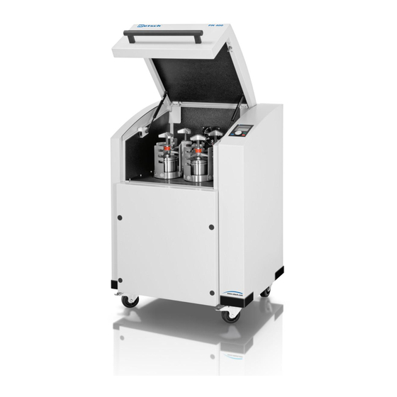 RETSCH PM400 MANUAL Pdf Download | ManualsLib
