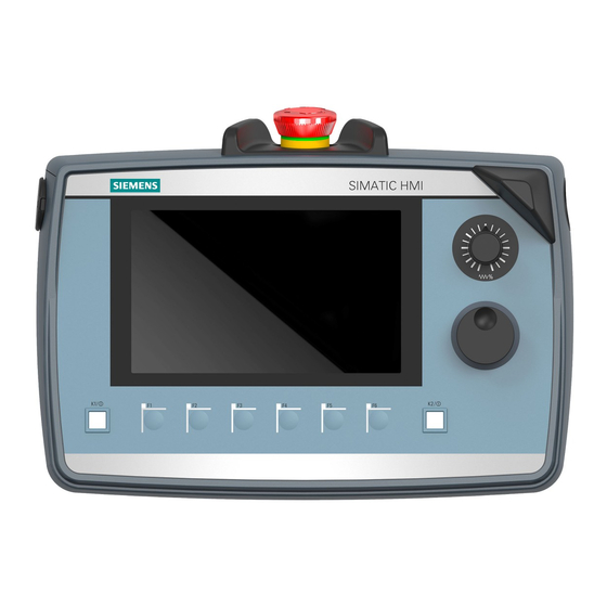 SIEMENS SIMATIC KTP700F MOBILE HW QUICK INSTALL MANUAL Pdf Download ...