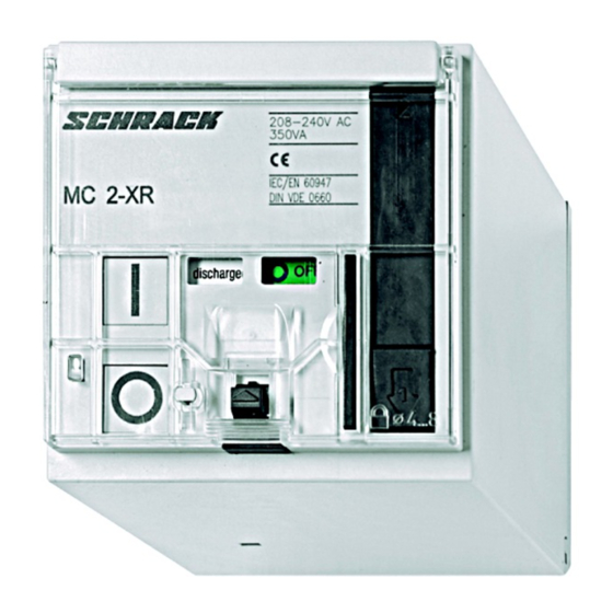 SCHRACK MC2-XR SERIES INSTALLATION INSTRUCTIONS Pdf Download | ManualsLib
