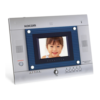 KOCOM KHV-446S USER MANUAL Pdf Download | ManualsLib