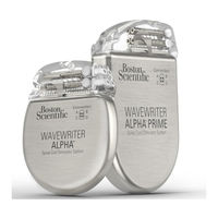 Boston scientific WaveWriter Alpha Prime IPG Manuals | ManualsLib