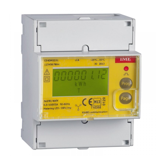 IME CONTO D4-PD MID MANUAL Pdf Download | ManualsLib