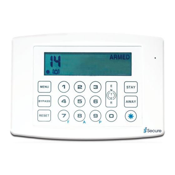 NAPCO ISECURE ISEC-WL-KEYPAD OPERATING MANUAL Pdf Download | ManualsLib