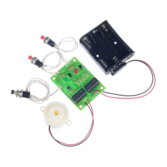 KITRONIK QUIZ BUZZER KIT MANUAL Pdf Download | ManualsLib