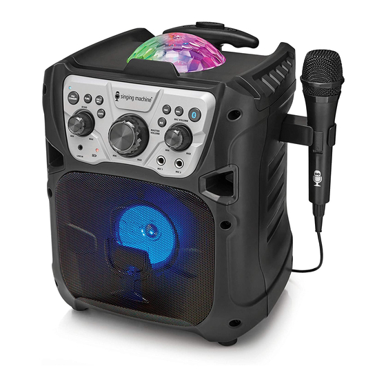 THE SINGING MACHINE FIESTA GO INSTRUCTION MANUAL Pdf Download | ManualsLib