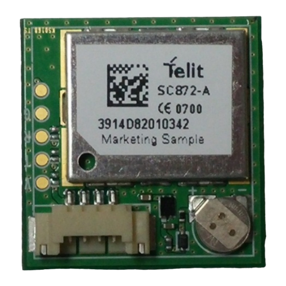 TELIT WIRELESS SOLUTIONS SC872-A PRODUCT USER MANUAL Pdf Download ...