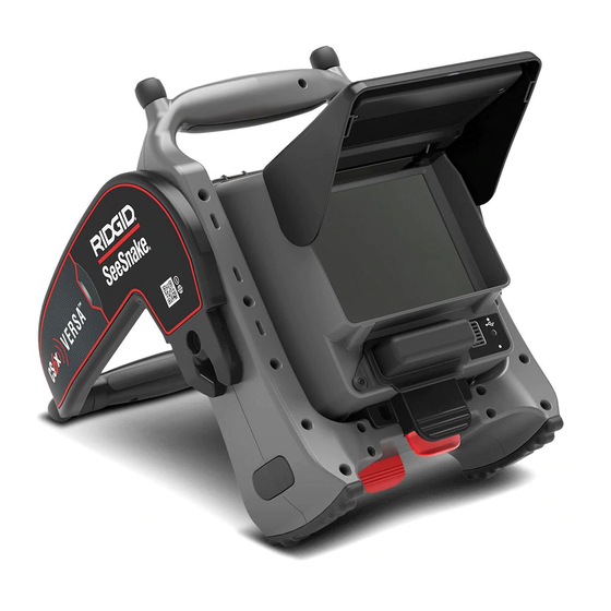 RIDGID SEESNAKE CS6X VERSA OPERATOR'S MANUAL Pdf Download | ManualsLib