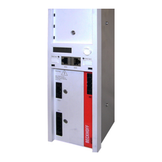 BECKHOFF AX5021 DOCUMENTATION Pdf Download | ManualsLib