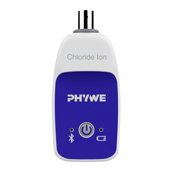 PHYWE COBRA SMARTSENSE CHLORIDE ION OPERATING INSTRUCTIONS Pdf Download ...