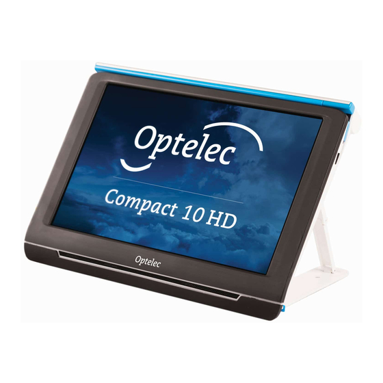 OPTELEC COMPACT 10 HD SPEECH QUICK START MANUAL Pdf Download | ManualsLib