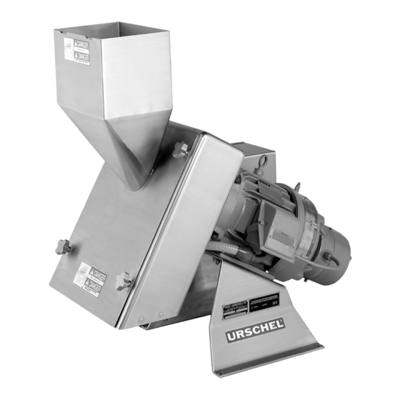 URSCHEL COMITROL 3600 SLANT INSTRUCTION MANUAL Pdf Download | ManualsLib