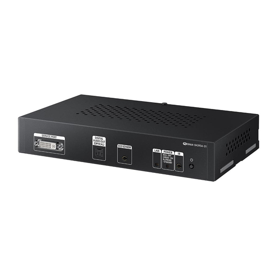 SAMSUNG S-BOX INSTALLATION MANUAL Pdf Download | ManualsLib