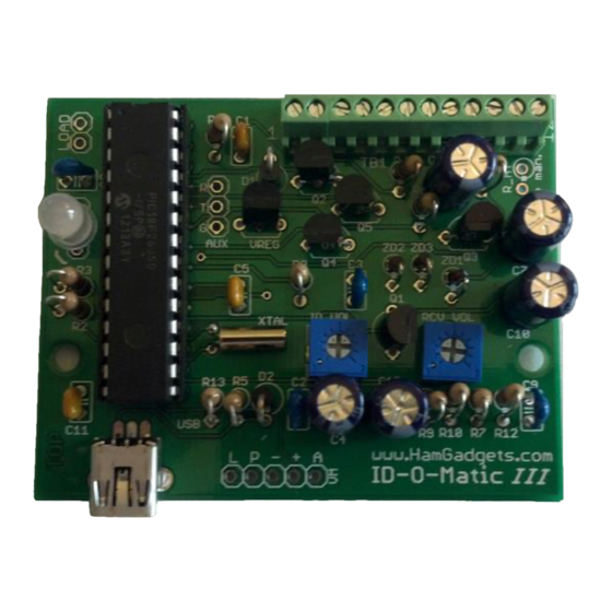HAMGADGETS ID-O-MATIC III ASSEMBLY, SETUP AND USE MANUAL Pdf Download ...