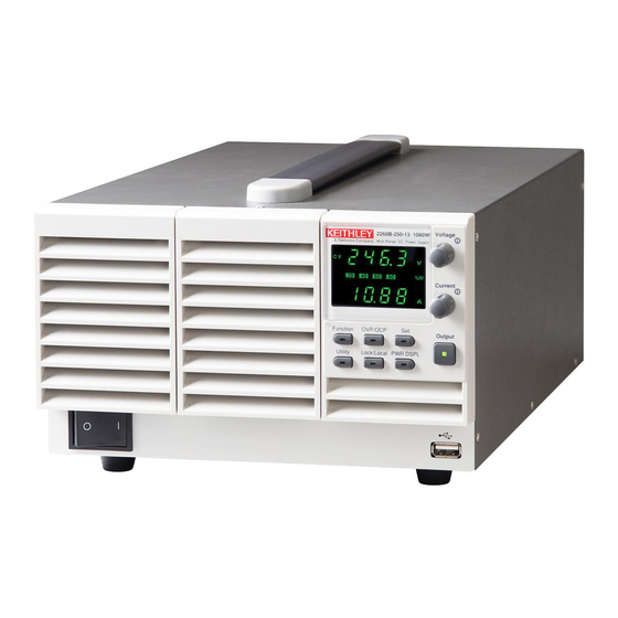 TEKTRONIX KEITHLEY 2260B SERIES PROGRAMMING MANUAL Pdf Download ...