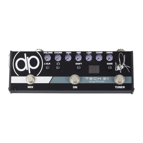 TECH 21 DP-3X OWNER'S MANUAL Pdf Download | ManualsLib