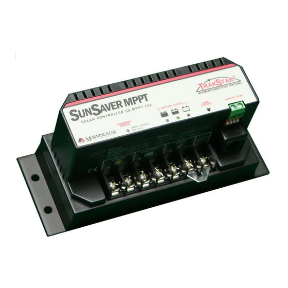 MORNINGSTAR SUNSAVER MPPT SS-MPPT-15L INSTALLATION AND OPERATION MANUAL ...