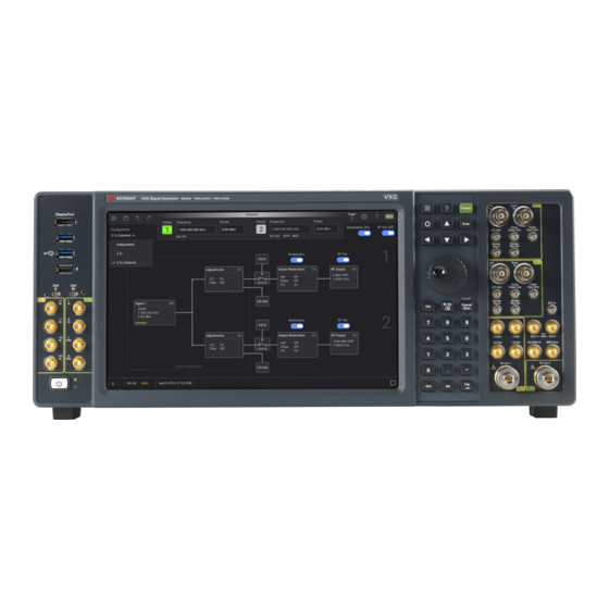 KEYSIGHT M9384B VXG SECURITY MANUAL Pdf Download | ManualsLib