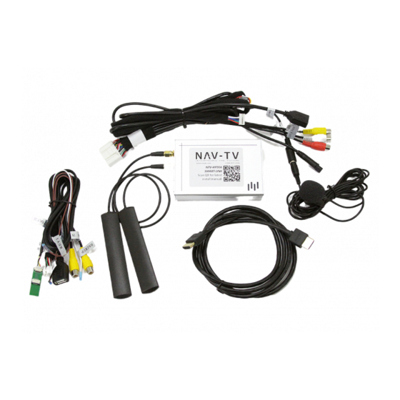 NAV TV NTV-KIT956 MANUAL Pdf Download | ManualsLib