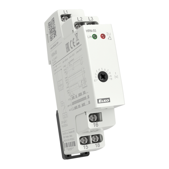 ELKO HRN-55 QUICK START MANUAL Pdf Download | ManualsLib ELKO HRN-55 QUICK START MANUAL Pdf Download | ManualsLib