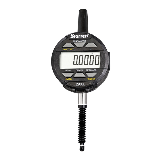 STARRETT 2900 SERIES USER MANUAL Pdf Download | ManualsLib