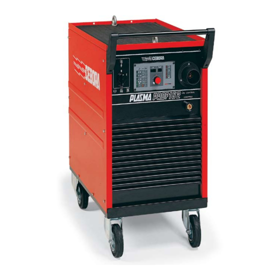 CEBORA PLASMA PROF 162 SERVICE MANUAL Pdf Download | ManualsLib
