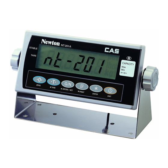 CAS WEIGHING SOLUTION NT-200 SERIES MANUAL Pdf Download | ManualsLib