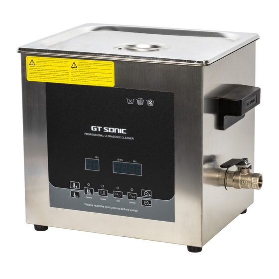 GT SONIC D9 MANUAL Pdf Download | ManualsLib