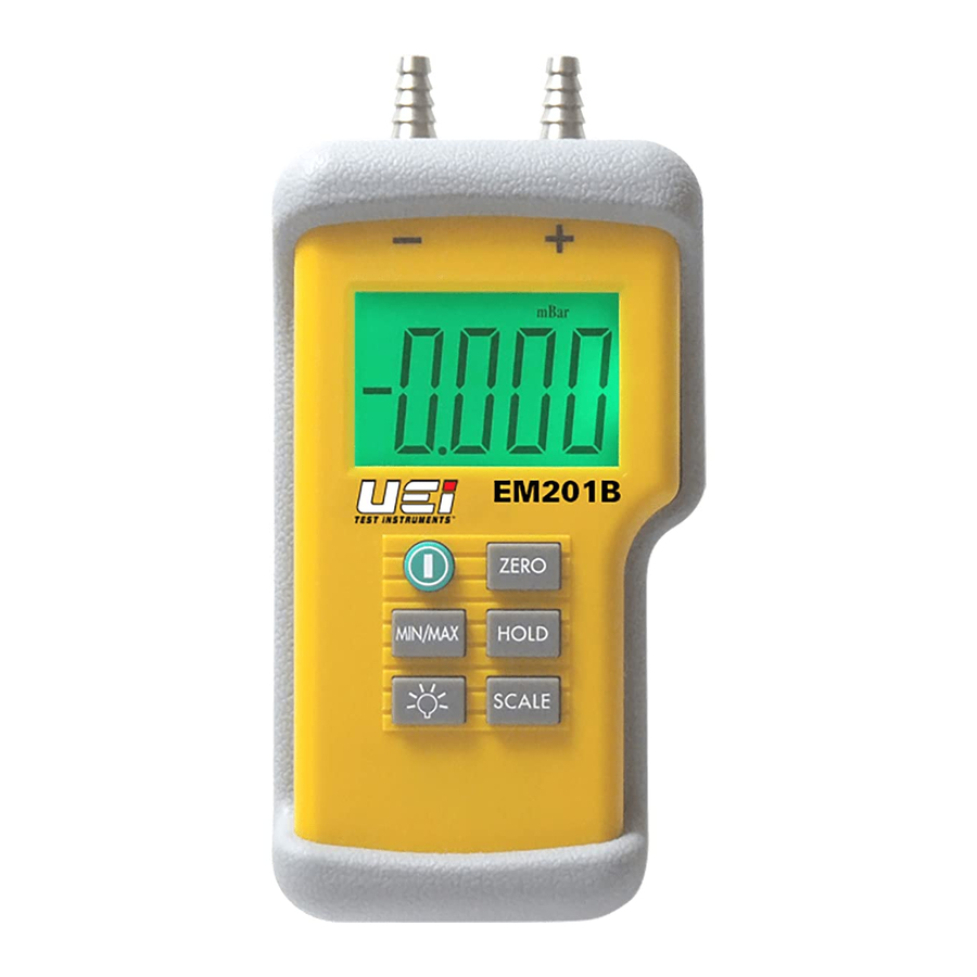 UEI EM201B INSTRUCTION MANUAL Pdf Download | ManualsLib
