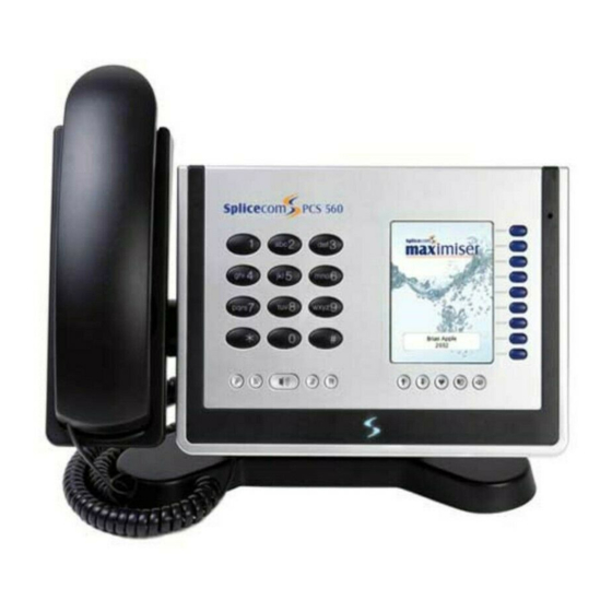 SPLICECOM PCS 560 USER MANUAL Pdf Download | ManualsLib