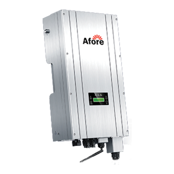 AFORE BNT003KTL INSTALLATION AND OPERATION MANUAL Pdf Download | ManualsLib