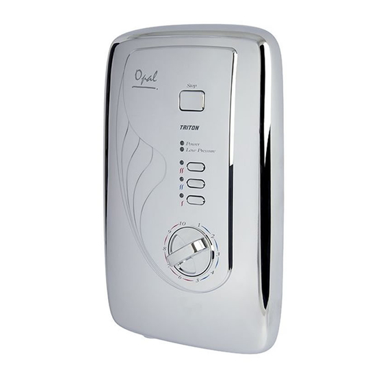 Triton Opal Installation And Operating Instructions Manual Pdf Download