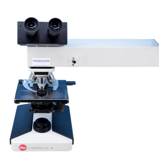 LEITZ LABORLUX S INSTRUCTIONS MANUAL Pdf Download | ManualsLib