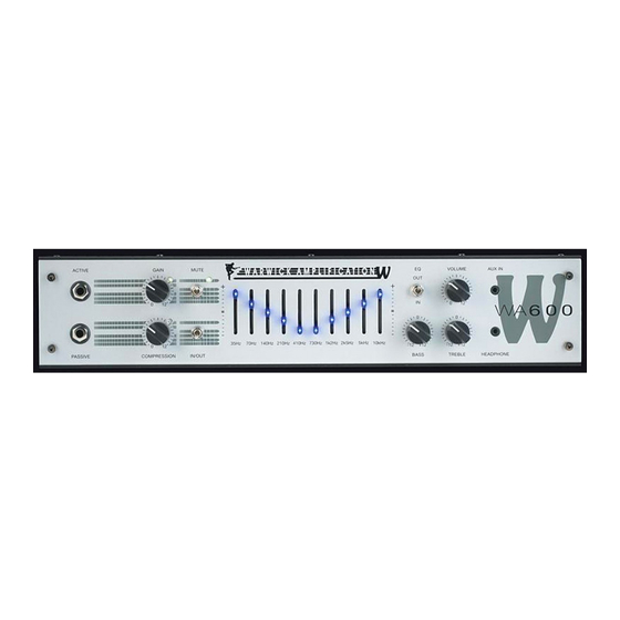 WARWICK WA600 SERVICE MANUAL Pdf Download | ManualsLib