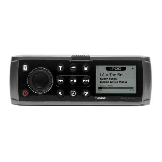 FUSION MS-IP600 INSTALLATION MANUAL Pdf Download | ManualsLib