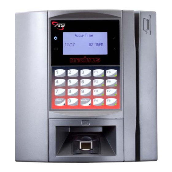 ATS MAXIMUS MXS2000 SERIES REFERENCE MANUAL Pdf Download | ManualsLib