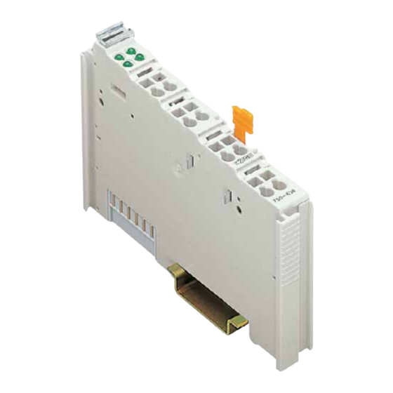 WAGO -I/O-SYSTEM 750 SERIES MANUAL Pdf Download | ManualsLib