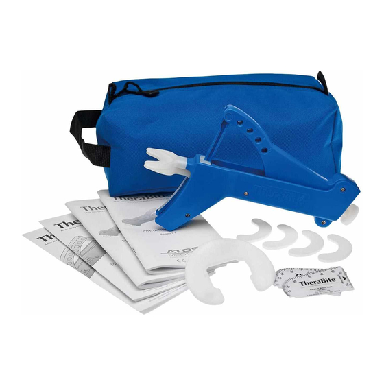 ATOS MEDICAL THERABITE JAW MOTION REHABILITATION SYSTEM INSTRUCTIONS ...