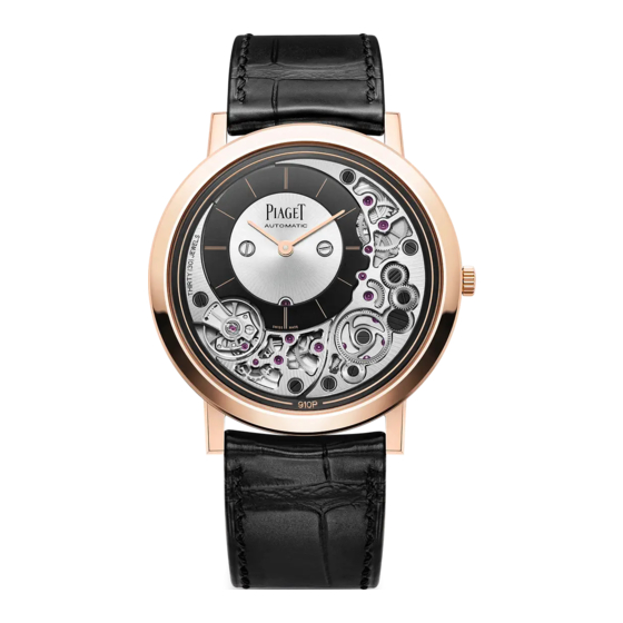 PIAGET 910P INSTRUCTIONS FOR USE MANUAL Pdf Download | ManualsLib