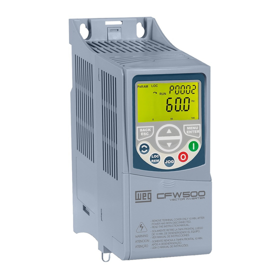 WEG CFW500 USER MANUAL Pdf Download | ManualsLib