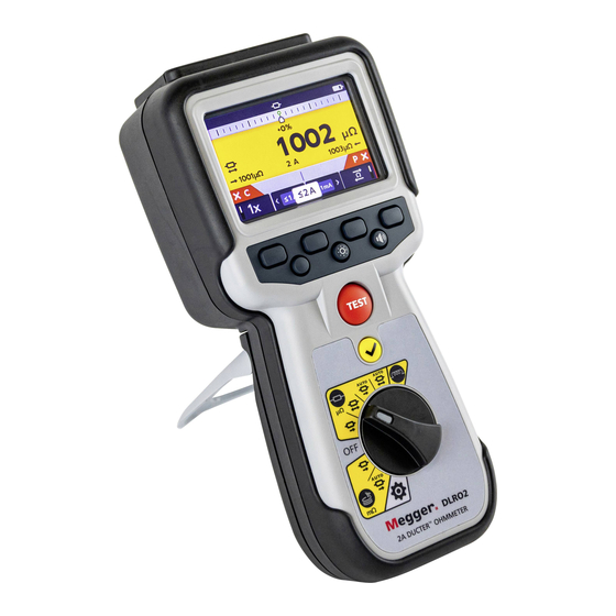 MEGGER DUCTER DLRO2 USER MANUAL Pdf Download | ManualsLib