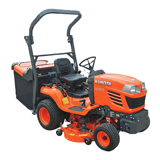 KUBOTA G23-2 OPERATOR'S MANUAL Pdf Download | ManualsLib
